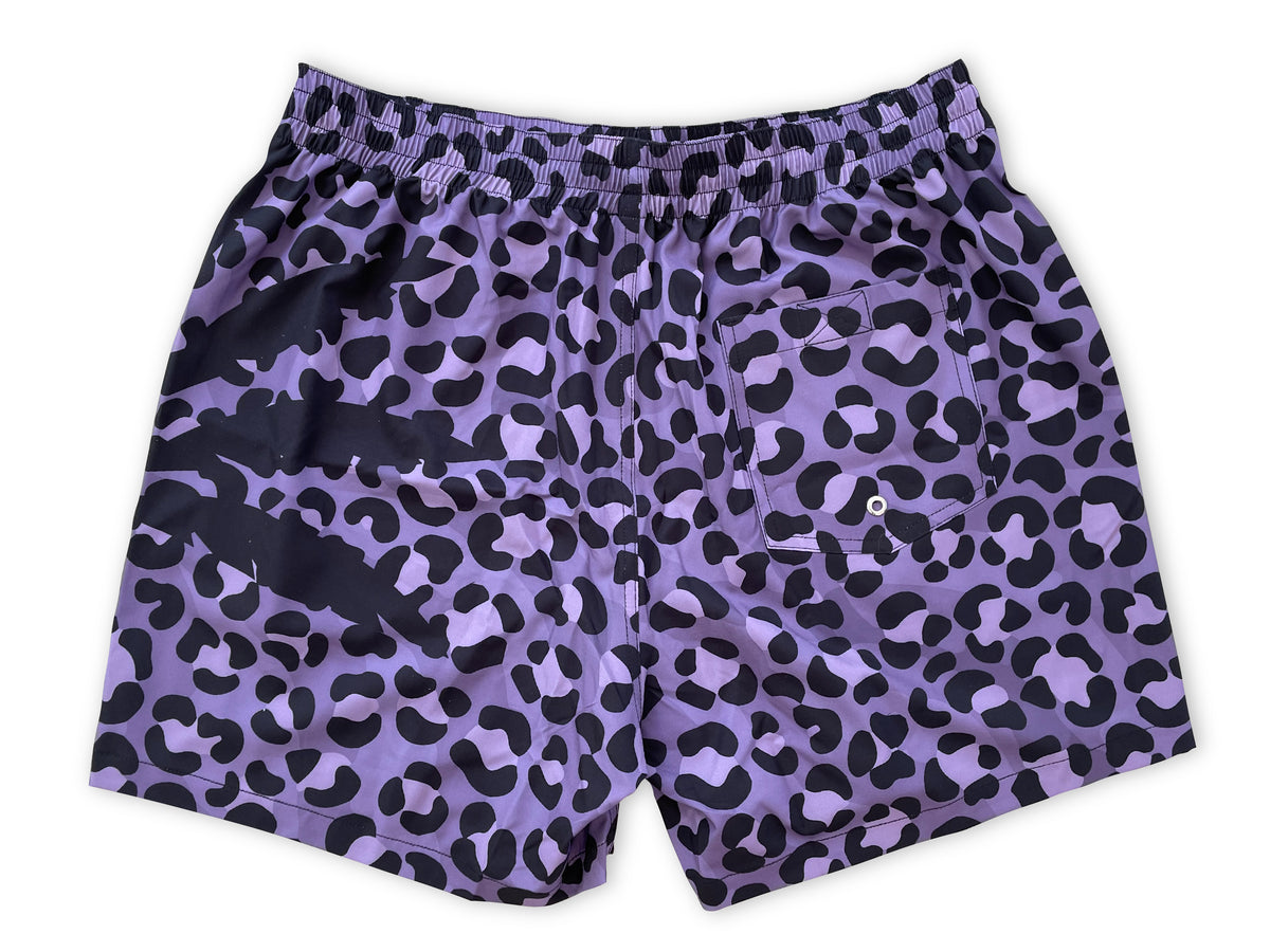 Purple Cheetah Shorts – Soloflow Brand