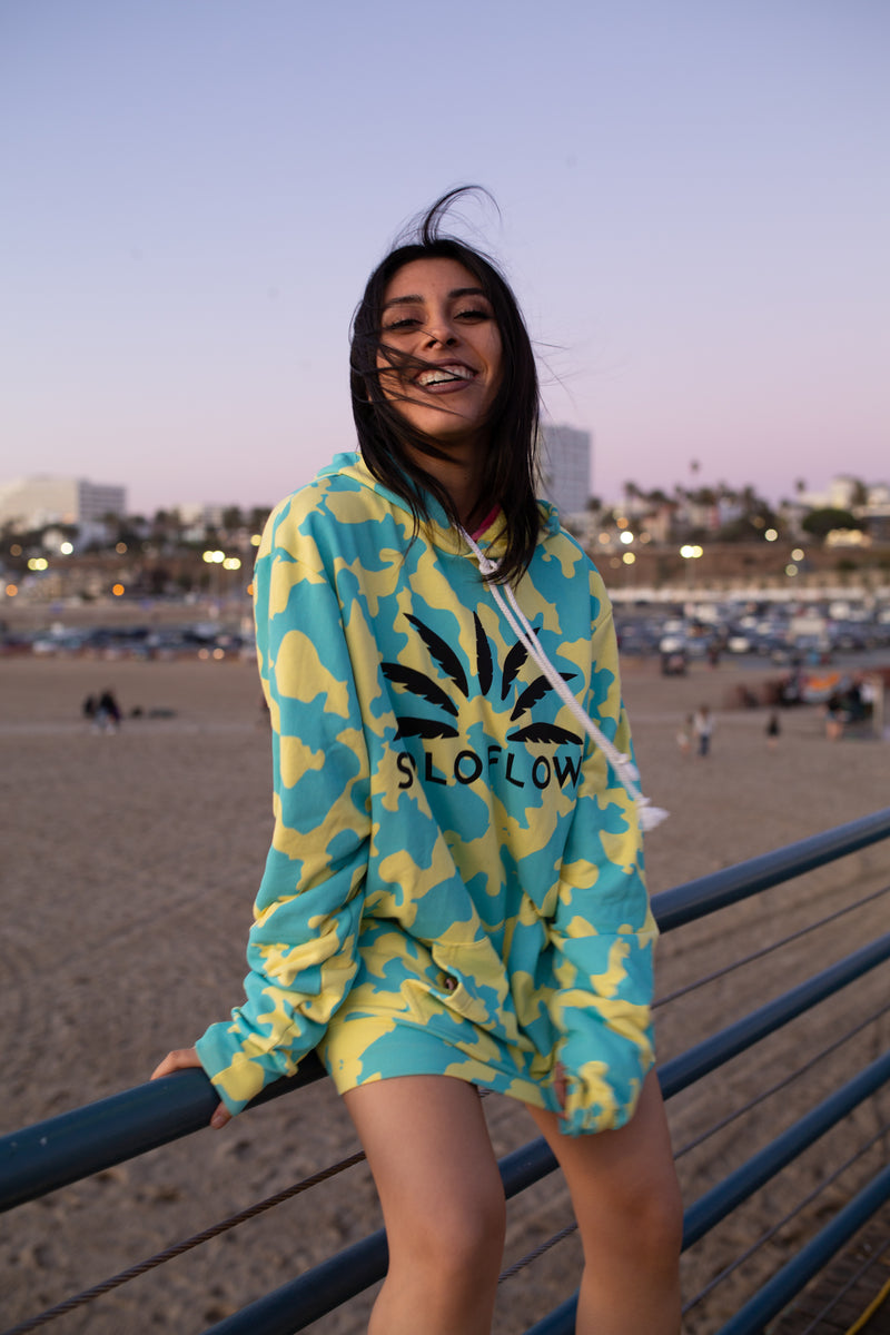 Camoflow Hoodie (Blue/Yellow) – Soloflow Brand